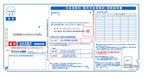 国民 年金 確定 申告 添付
