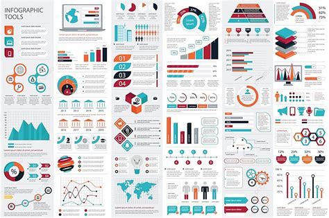 Infographic Elements Data Visualization Vector Design Template Collection Banner Template