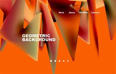 깨진 조각 추상적 인 배경 방문 페이지 디자인에 대한 최신 배경 웹 사이트 및 모바일 웹 사이트를위한 웹 페이지 디자인 개념 3