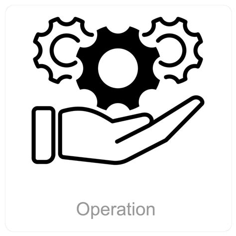 Operation And Settings Icon Concept 44597656 Vector Art At Vecteezy