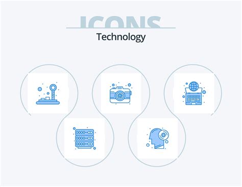 Technology Blue Icon Pack Icon Design Internet Global Control Pad Lens Photo