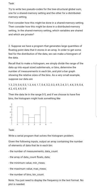 Solved Task Try To Write Two Pseudo Codes For The