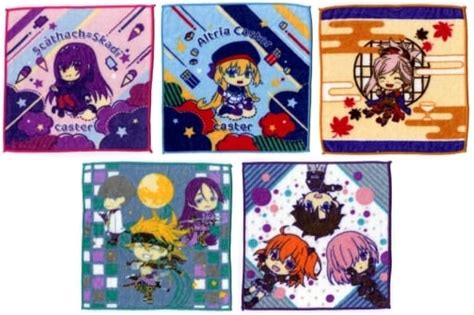 駿河屋 全5種セット ハンドタオル 「一番くじ Fategrand Order Cosmos In The Lostbelt」 E賞