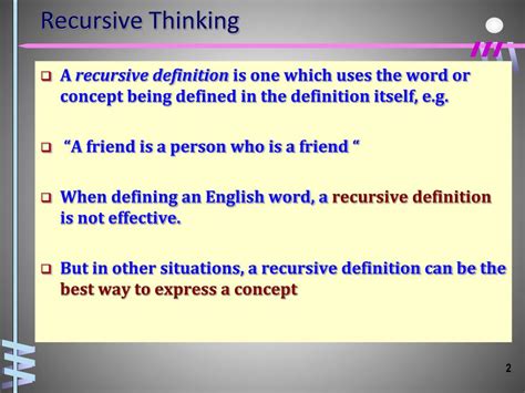 Ppt Recursion Powerpoint Presentation Free Download Id498838