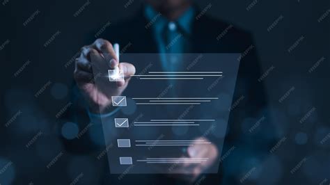 Premium Photo Checklist Concept Document Management System Dms Assessment Form Questionnaire