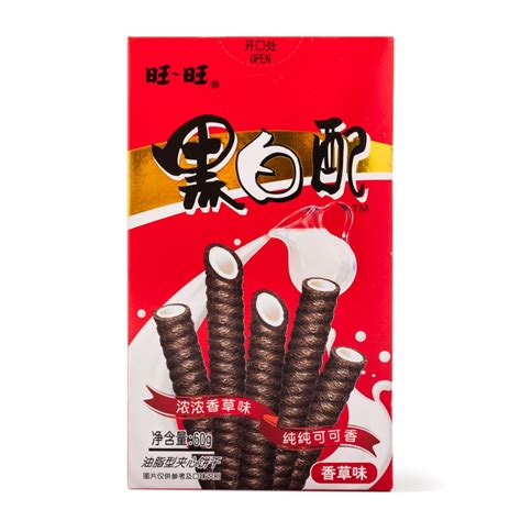 旺旺 黑白配 夹心饼干 香草味 Weee