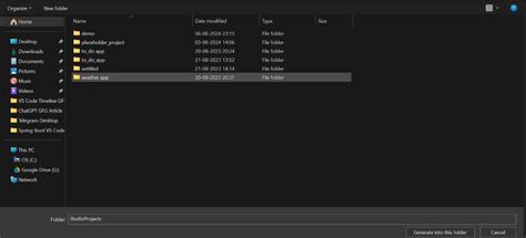 how to create and setup spring boot project in vscode geeksforgeeks
