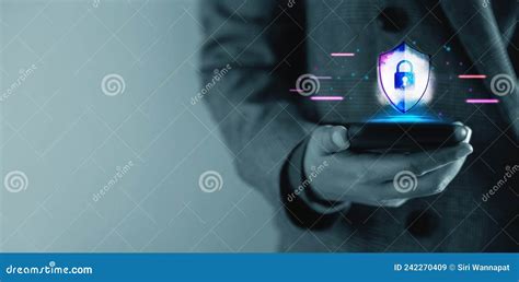 Cyber Security And Privacy On New Technology Concept Web3 Securing
