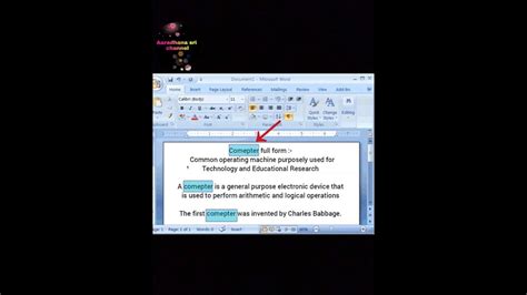 Ms Word In Tamil Shortcut Keys Tamil Ctrlh In Ms Tamil Shortcut Key Ctrl In Msword