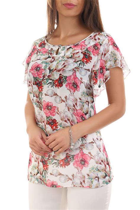 Elegantna tunika od viskoze atraktivnog dezena. | Modna kuća Luna