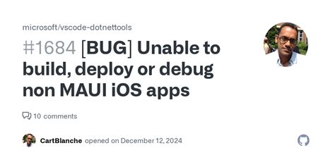 Bug Unable To Build Deploy Or Debug Non Maui Ios Apps · Issue 1684
