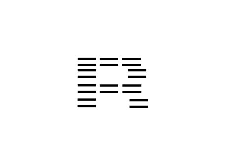 Line Alphabet R Graphic By Rfg Creative Fabrica