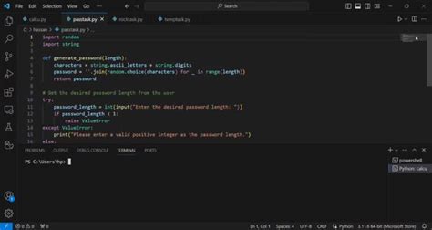 Video Hassan Patel On Linkedin Pythonprogramming Passwordgenerator