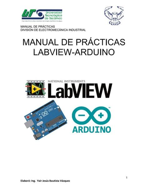 Manual De Prácticas Labview Arduino Pdf Graphics Software