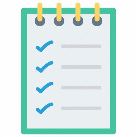 Checklist Document Notepad Survey Tasklist Icon Download On Iconfinder