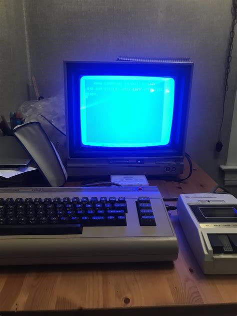 Commodore 64 For Coding And Sending Messages With The Attached Modem
