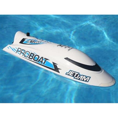 Proboat Jet Jam V2 12inch Self Righting Pool Racer Brushed Rtr White B
