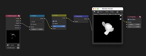 Depth Map Render Layer Compositing Get Closest Pixel To Camera