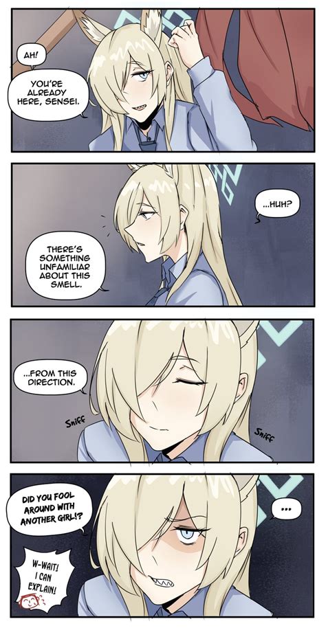 Sensei Doodle Sensei And Kanna Blue Archive Drawn By Maven Madeinheaven Danbooru