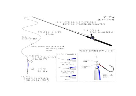 船釣りタックル紹介 シーバス（ジギング）編 釣りあしすと