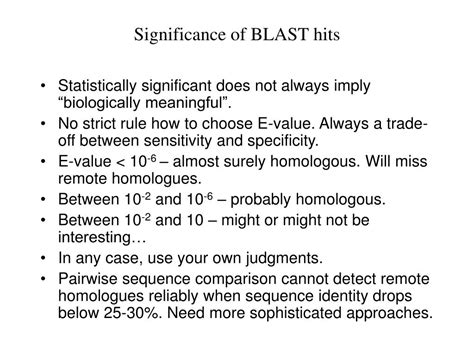 Ppt Sequence Alignments And Sequence Database Searching Igor Kuznetsov Bioinformatics Workshop