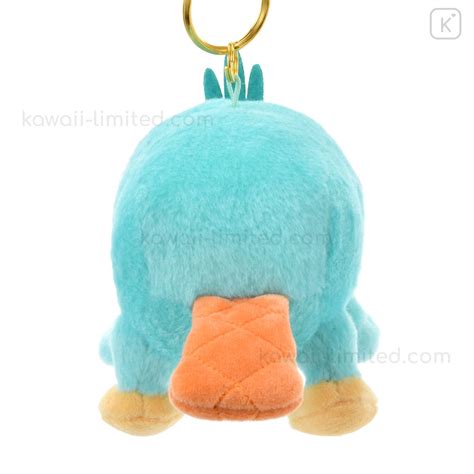 Japan Disney Store Fluffy Plush Keychain Perry The Platypus