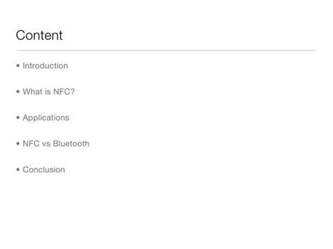 nfc overview