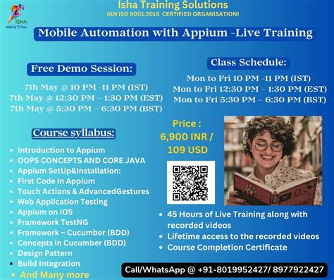 isha training solutions on linkedin appium selenium