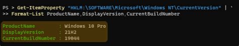 How To Get Windows Version Using Powershell Theitbros