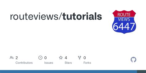 Github Routeviewstutorials