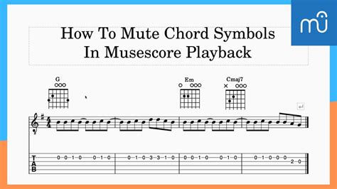 How To Mute Chords In Musescore Quick And Easy Youtube