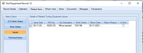 Quality Tooling And Equipment Tooling Equipment Return