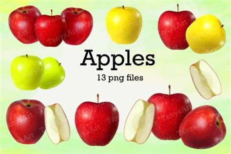 Apples Graphic By Tanyaart · Creative Fabrica