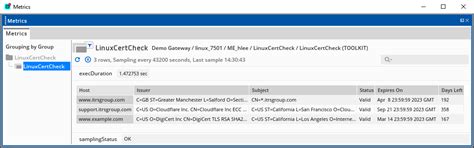 Geneos How To Monitor The Validity Of Server Certificates For Websites Support ITRS Group