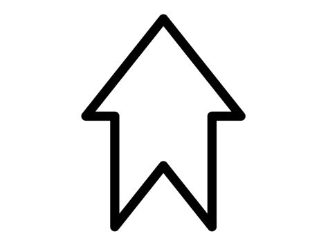 Linear Arrow Up Shape Logo Template Png Vector In Svg Pdf Ai Cdr Format