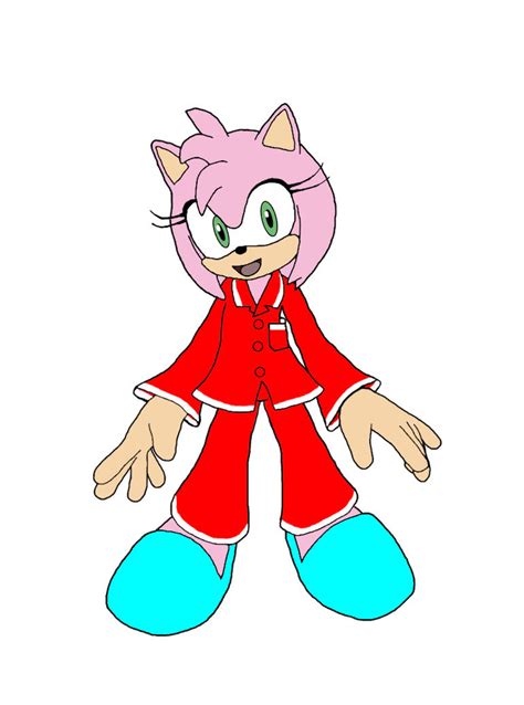 Amy Rose In Her Pjs By Sseleulc On Deviantart