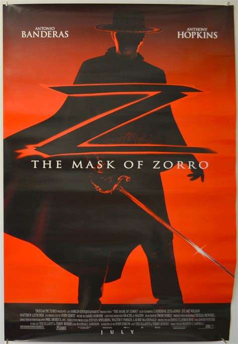 The Mask Of Zorro Poster The Mask Of Zorro” Z Teaser Advance