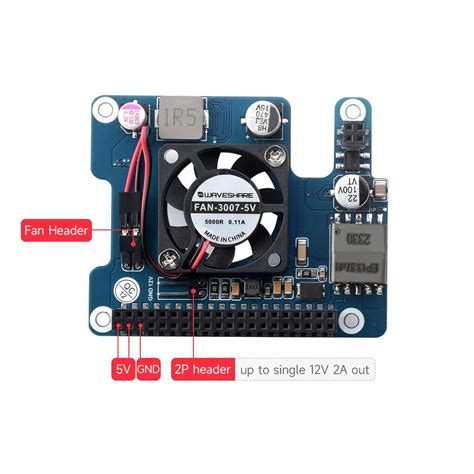 Power Over Ethernet HAT F für Raspberry Pi 5 Raspberry Pi Boards