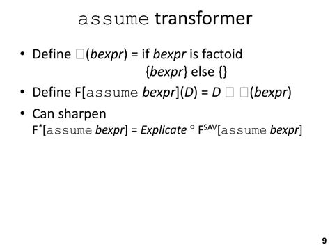 Ppt Spring 2014 Program Analysis And Verification Lecture 8 Static Analysis Ii Powerpoint