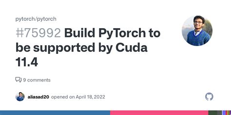 Build PyTorch To Be Supported By Cuda Issue Pytorch Pytorch GitHub