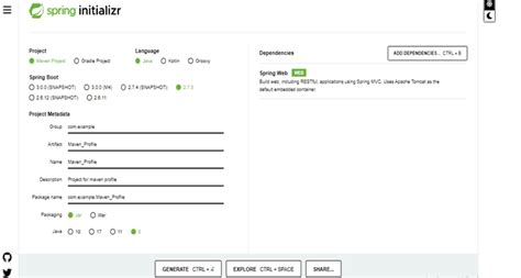 Maven Profile Customizing The Build Of Different Environments