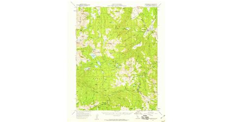 1956 Map Of Markleeville Ca — High Res Pastmaps
