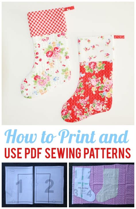How To Print And Use PDF Sewing Patterns Craftbuds
