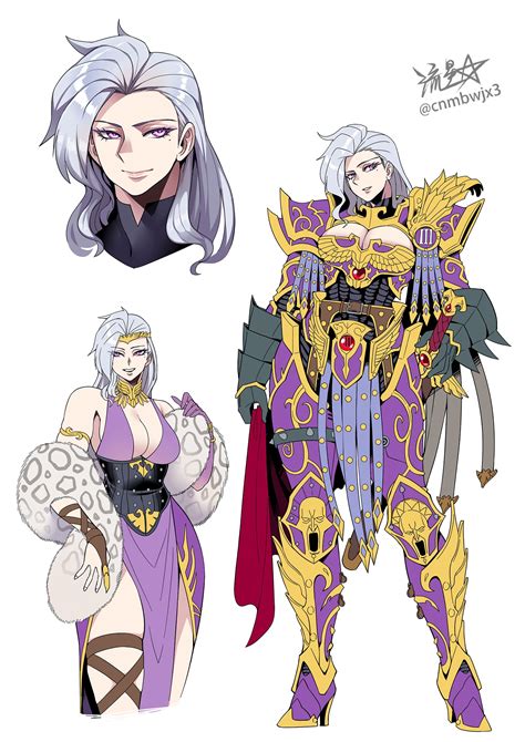 Fulgrim Warhammer 40k Drawn By Ryuuseimarkii Danbooru