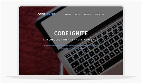 Code Ignite Adobe Muse Theme By