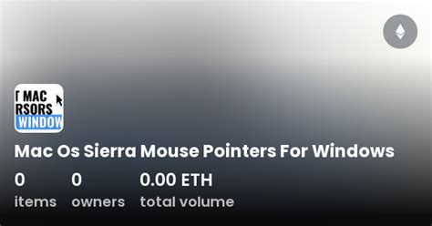 Mac Os Sierra Mouse Pointers For Windows Collection OpenSea