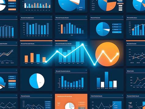 Charts And Graphs Reflecting Data Insights And Statistics Analysis