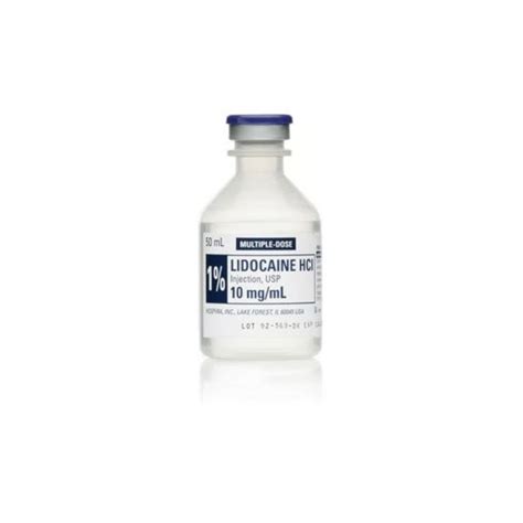 Lidocaine Injectable 1 50ml Ophthalmic Anesthetics
