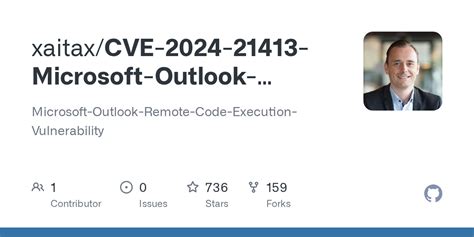Github Xaitaxcve 2024 21413 Microsoft Outlook Remote Code Execution