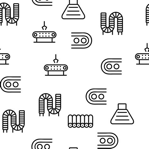 Conveyor Factory Tool Vector Seamless Pattern 10247786 Vector Art At Vecteezy